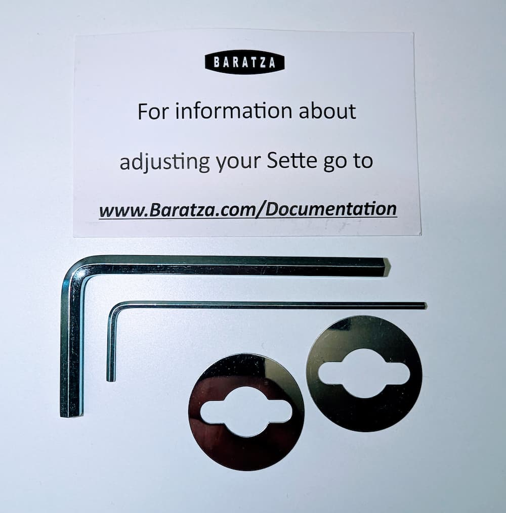 BARATZA Sette 270/Wi Shim and allan wrench kit #S902 – Kaffa.no ...